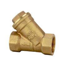China Seal Hydraulic Oil Filter Water Pump 1 Inch Brass Foot Valve Y Pattern Strainer for sale