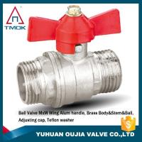 China 1.6 Mpa Nickel Plated Socket Weld Nsf Threaded Brass Ball Valve for sale