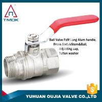 China 1.6 Mpa Nickel Plated Socket Weld Nsf Threaded Brass Ball Valve for sale