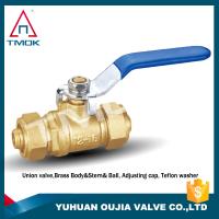 China Control 22mm Gas Lever 600 Wog NPT Threaded Brass Ball Valve for sale