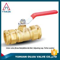 China Control 22mm Gas Lever 600 Wog NPT Threaded Brass Ball Valve for sale