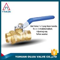 China TMOK 100mm 4 Inch Dn20 Threaded Brass Ball Valve For Water Flange Type for sale