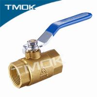 China TMOK 6mm Threaded Brass Ball Valve Manual With Adjusting Iron Handle for sale