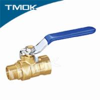China TMOK 6mm Threaded Brass Ball Valve Manual With Adjusting Iron Handle for sale
