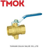 China PN16 2 Inch Rubber Inflation Tank Float Threaded Brass Ball Valve for sale