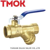 China Brass filter ball valve inner wire long handle multifunctional source factory direct sales for sale