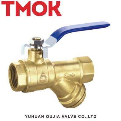 China Brass filter ball valve inner wire long handle multifunctional source factory direct sales for sale