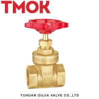 China TMOK PN16 No Rubber Ring Safety DN20 Thread Full Port Brass Gate Valve for sale