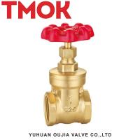 China TMOK PN16 No Rubber Ring Safety DN20 Thread Full Port Brass Gate Valve for sale