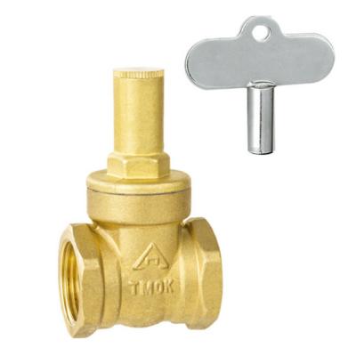 China PN16 0.5 Inch Water Line Manual Lockable 1 2 Inch Gate Valve for sale