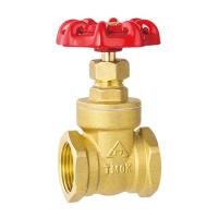 China TMOK PN16 DN25 Thermostatic  PIGLER Brass Gate Valve With Hand Wheel for sale