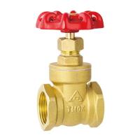 China Dn25 Tokyo Servo Thermostatic Solar 76MM 3in Brass Gate Valve With Red And White Handle for sale