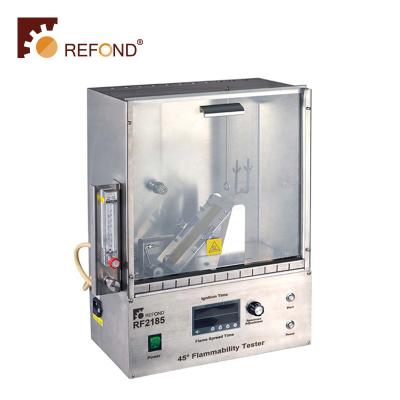 China Stainless Steel 45 Degree Flammability Tester , ASTM D 1230 Automatic Flammability Tester for sale