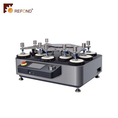 China Stainless Steel Martindale Abrasion Tester With 9 Heads for sale