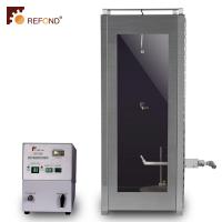 China Safely And Accurately Measures The Flame Resistance Flammability Testing Machine , REFOND Vertical Flammability Chamber for sale
