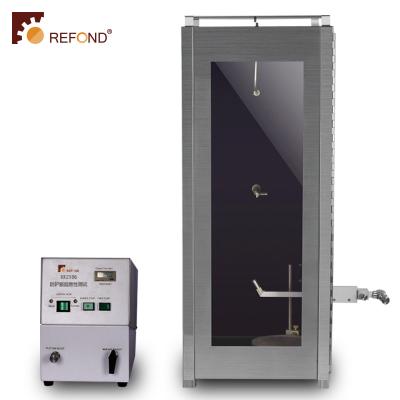 China Safely And Accurately Measures The Flame Resistance Flammability Testing Machine , REFOND Vertical Flammability Chamber for sale