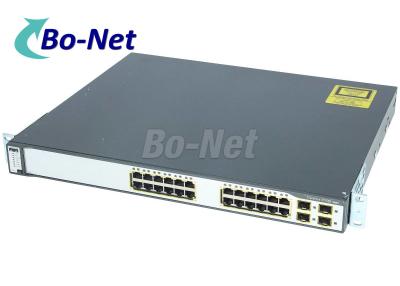 China Cisco Catalyst WS-C3750G-24TS-S1U 24-Port Layer 3 Gigabit Switch W/ 4 x SFP Used Cisco Switches for sale