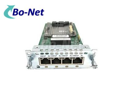 China Layer 2 Cisco 4000 Router Modules / Interface Card Cisco ISR NIM-4MFT-T1/E1 T1  E1 for sale