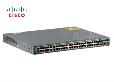 China 48 Port Full POE Used Cisco Gigabit Switch , 10G SFP+ Cisco Network Switch WS-C2960S-48FPD-L for sale