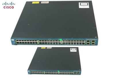 China Black Used Cisco Switches WS-C3560G-48PS-S 3560 48 10/100/1000T PoE 4 SFP IPB Image for sale