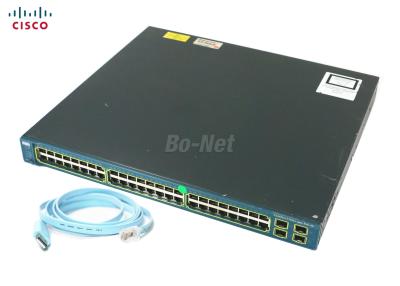 China 48 Port Used Cisco Gigabit Switch , Cisco Network Switch C3560G Series WS-C3560G-48PS-S for sale