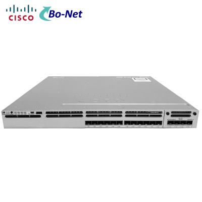 China Cisco WS-C3850-12S-S Stackable 12 SFP Ethernet Ports IP Base Managed Network Switch for sale