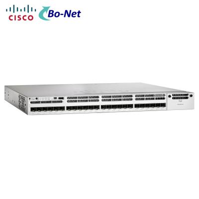 China Cisco WS-C3850-24XS-S Stackable 24 SFP+ Ethernet Ports 10G Fiber Switch IP Base for sale