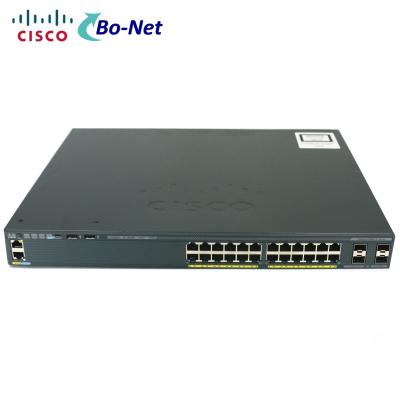 China Cisco WS-C2960X-24PS-L 2960-X 24 GigE PoE 370W, 4 x 1G SFP, LAN Base Switch for sale