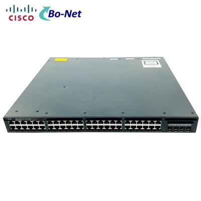 China Cisco Catalyst 3650 Series Switch WS-C3650-48PS-S 48 Port PoE 4x1G Uplink IP Base for sale