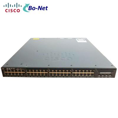 China Cisco Catalyst 3650 48 Port Gigabit Ethernet and 4x1g Uplink Network Switch WS-C3650-48TS-S for sale