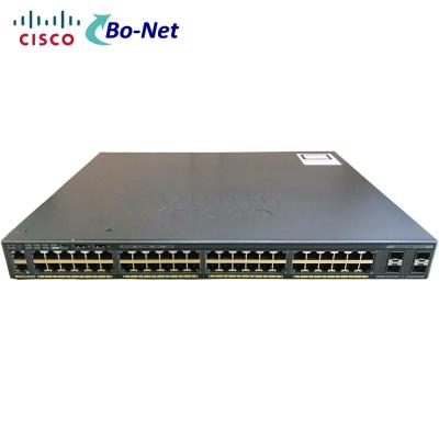 China Cisco Network Switch WS-C2960X-48FPS-L 2960-X 48 GigE PoE 740W, 4 x 1G SFP, LAN Base for sale