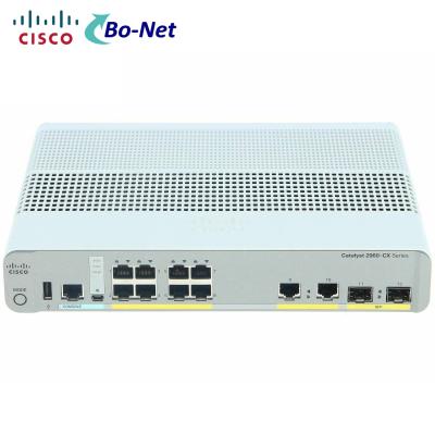China Cisco Switch WS-C2960CX-8TC-L 8-port 10/100/1000Mbps  2 x 1G SFP  LAN Base for sale