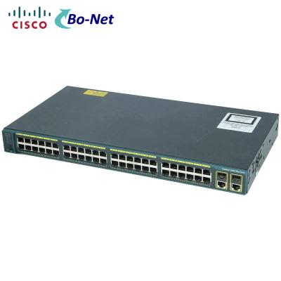 China Catalyst 2960 Plus Series Used Cisco Switches 48 10/100 2 T/SFP WS-C2960+48TC-L Managed Network for sale
