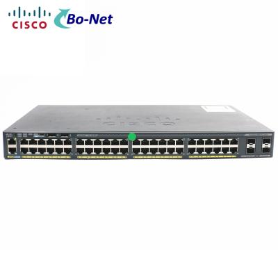 China LAN Base Used Cisco Switches WS-C2960X-48TS-L 2960-X 10/100/1000 4 X Gigabit SFP for sale