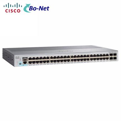 China Cisco 2960-L Gigabit Network Switches 48 Port GigE 4 X 1G SFP WS-C2960L-48TS-LL for sale