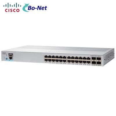 China 370W Network Cisco Switch WS-C2960L-24TS-LL 2960L 24 Port GigE 4 X 1G SFP LAN Lite for sale