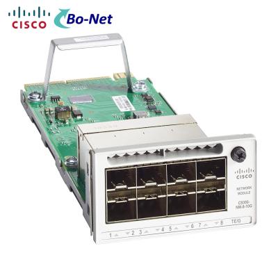 China Catalyst 9300 Second Hand Cisco Switch 8 X 10GE Network Module Card C9300-NM-8X= for sale