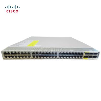 China RJ-45 Connectors Cisco 48 Port Switch N2K-C2348TQ Nexus 2000 10GT FEX 48x1/10T 6x40G QSFP for sale
