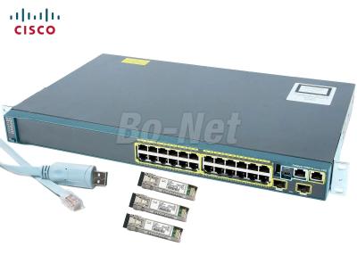 China Duarble Used Cisco Switches WS-C2960S-24TD-L 2960S 24 Port Gigabit Ethernet for sale