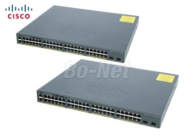 China 216 Gbps Switching Capacity Used Cisco Switches WS-C2960X-48FPD-L 2960X 48 PoE Ports for sale
