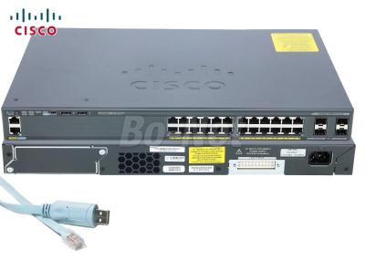 China Stackable Used Cisco Switches WS-C2960X-24TS-L 2960-X 24 Port GigE 4 X 1G SFP Network Switches for sale