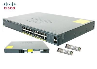 China 2960X Used Cisco Ethernet Switch WS-C2960X-24TS-LL Network Switch 24 Port 2 X 1G SFP Gigabit for sale