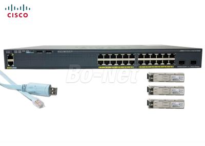 China LAN Base Second Hand Cisco Switch WS-C2960X-24TD-L 2960-X 24 X Gigabit Ports for sale