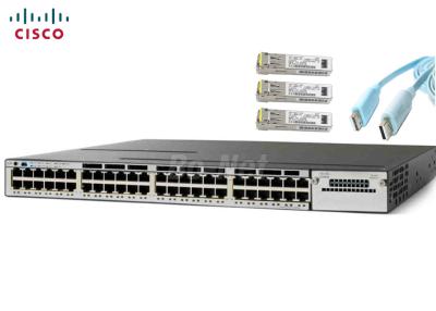 China 48 Port PoE Gigabit Ethernet Network Switch Original Cisco WS-C3750X-48PF-S for sale
