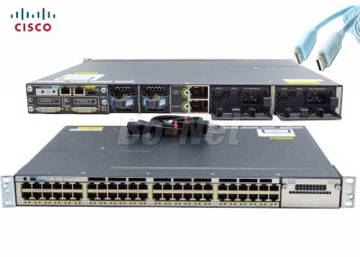 China Used Layer 3 48 Port Gigabit Ethernet Switch WS-C3750X-48T-E 3750X AC 120/230V for sale