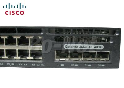 China 4GB RAM Cisco Gigabit Switch WS-C3650-48TS-L 48x10/100/1000 Ethernet 4x1G Uplink Ports for sale