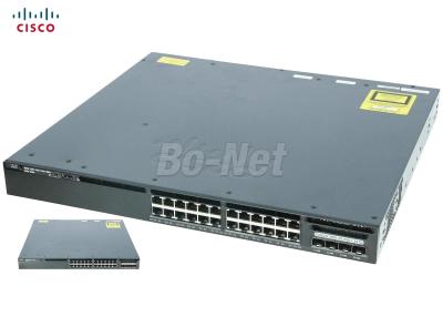 China Catalyst 3650 Cisco Gigabit Switch 24 Port PoE 4x1G Uplink LAN Base WS-C3650-24PS-L for sale