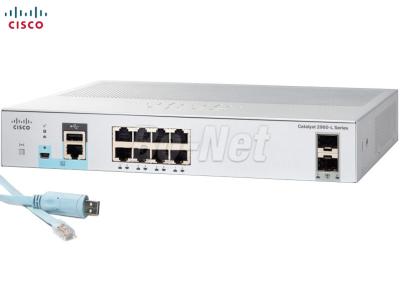 China Gigabit Ethernet Cisco 8 Port Switch 2 X 1G SFP Network WS-C2960L-8TS-LL 2960-L for sale