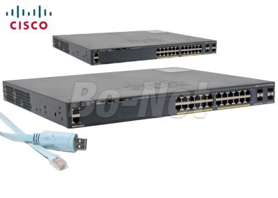 China Long Lifespan Used Cisco Switches WS-C2960XR-24PS-I 24 Ethernet PoE Ports IP Lite for sale
