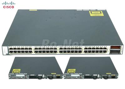 China Gigabit Ethernet Interface Used Cisco Switches 48 Port 10/100/1000 3750E 50/60 Hz for sale